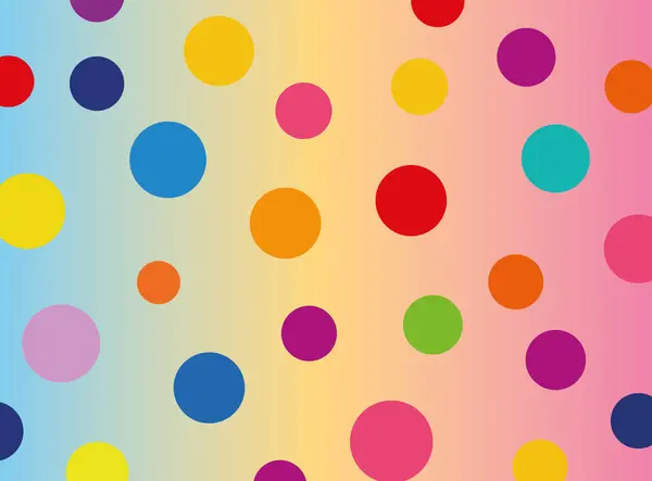 Rainbow Polka Dot Backgrounds