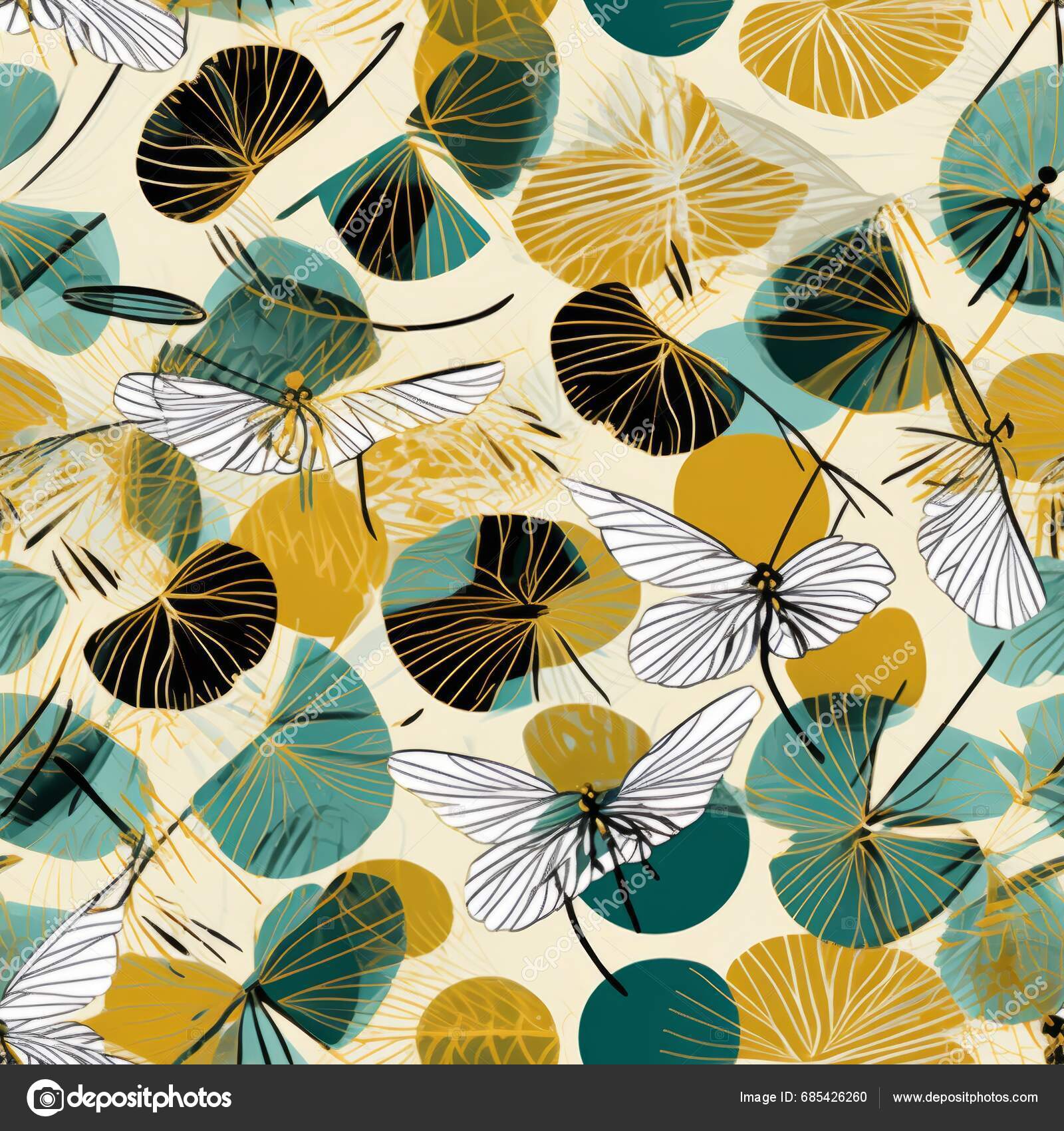 Seamless Patterns Vector Modern Textile Stock Vector by ©feepic 685426260