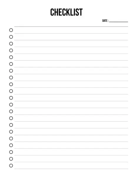 Checklist white background Stock Photos, Royalty Free Checklist white ...