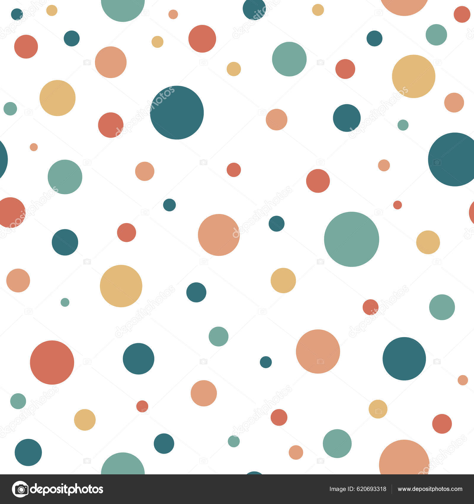 Colorful Dots Pattern Design Vector Stock Vector by ©Armagadon 620693318