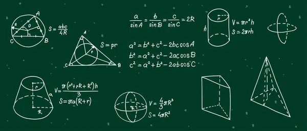 Astronomy Math Equations Illustration Of Basic Physics And Mathematics