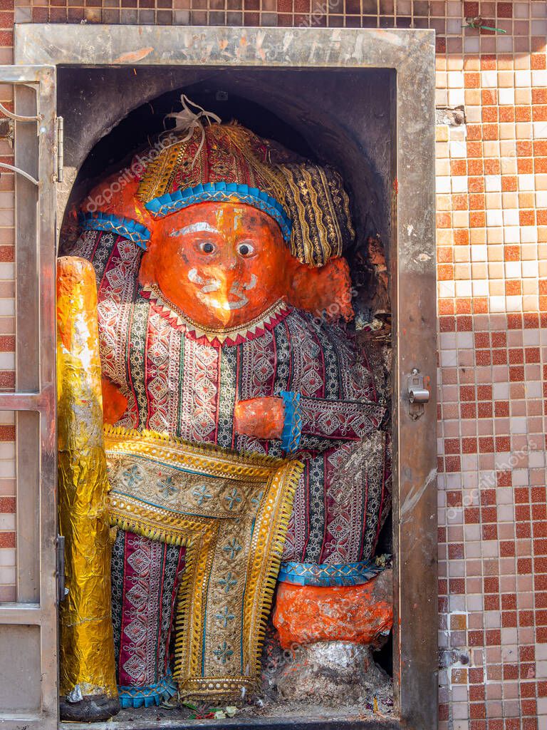 2024 Hanumanji Maruti Shri Kal Bhairav Mandir 'De Idar Sabarkantha — Stok Foto © AnilDave #709344168