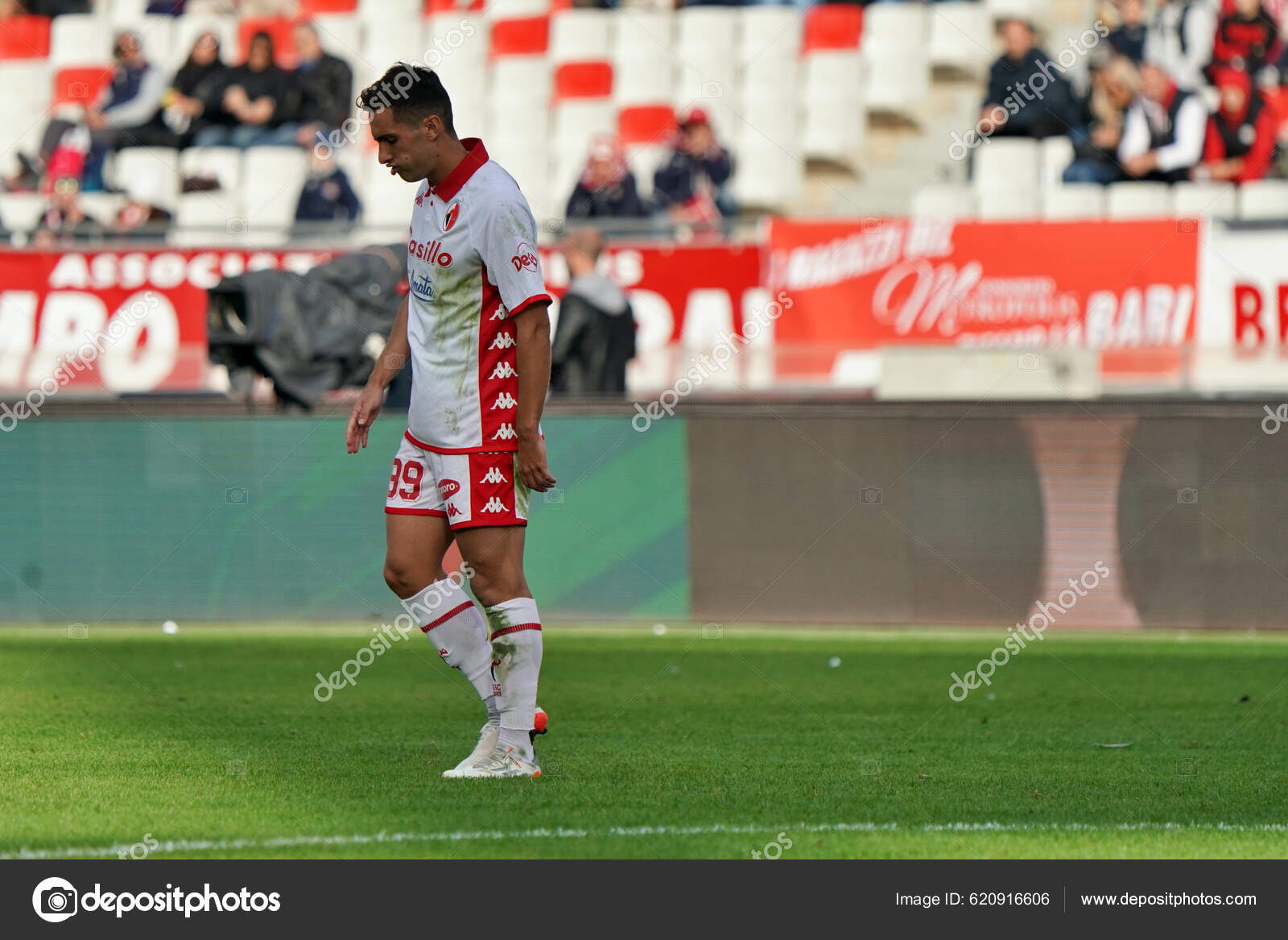 Alessandro Mallamo Ssc Bari Italian Soccer Serie Match Ssc Bari – Stock ...