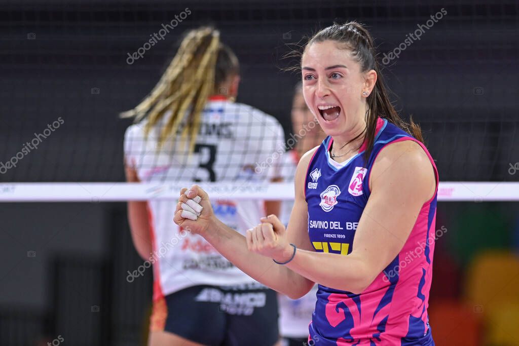 Isabella Di Iulio (Savino Del Bene Scandicci) celebra durante el ...