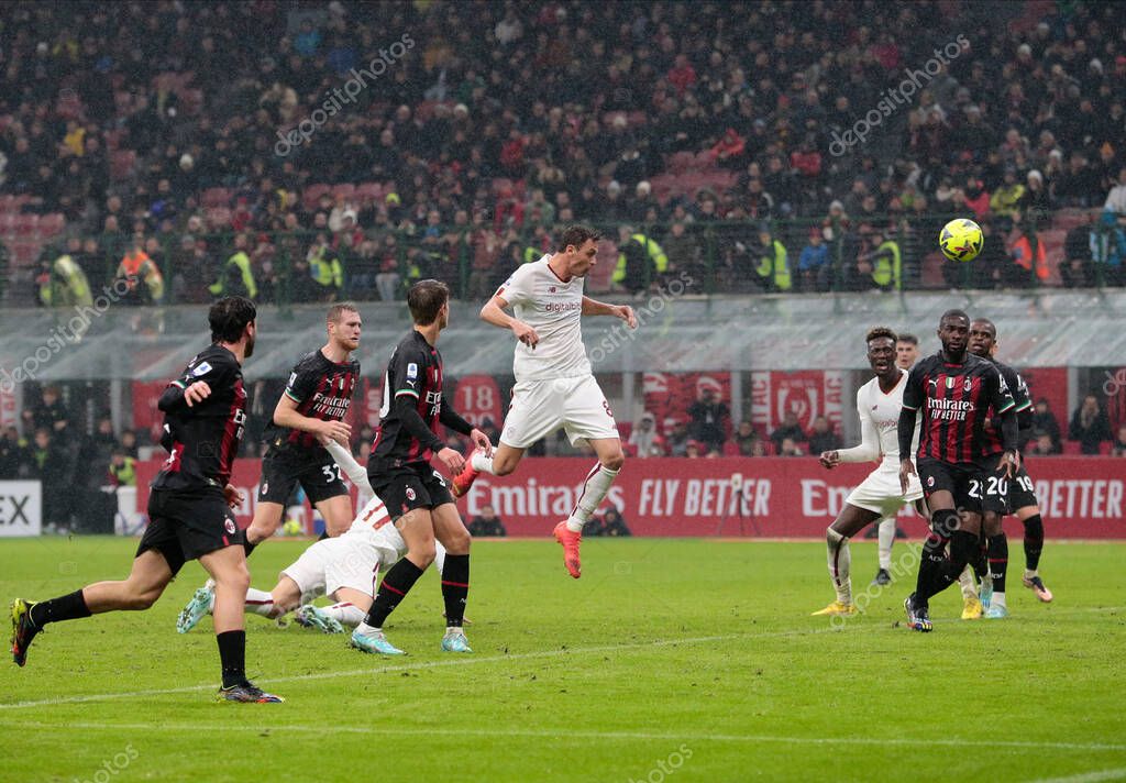 Nemanja Matic of As Roma during the Italian Serie A, football match ...