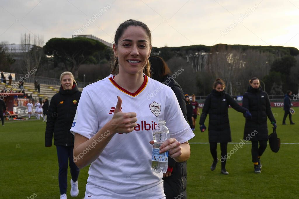 Vicky Losada of AS Roma Women during the second leg of the quarterfinal ...