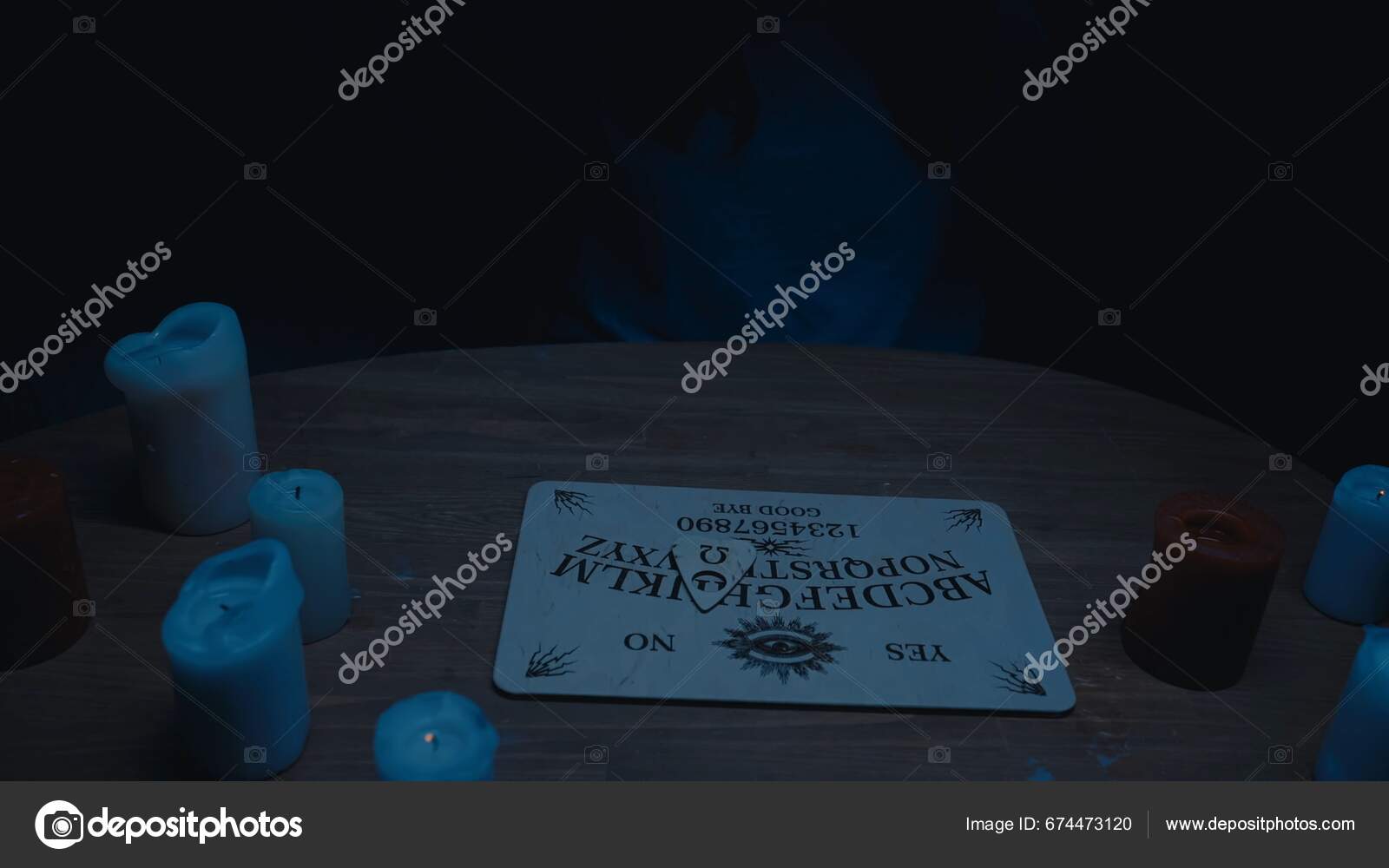 Shot Capturing Table Ouija Board Planchette Top Session Seance Board ...