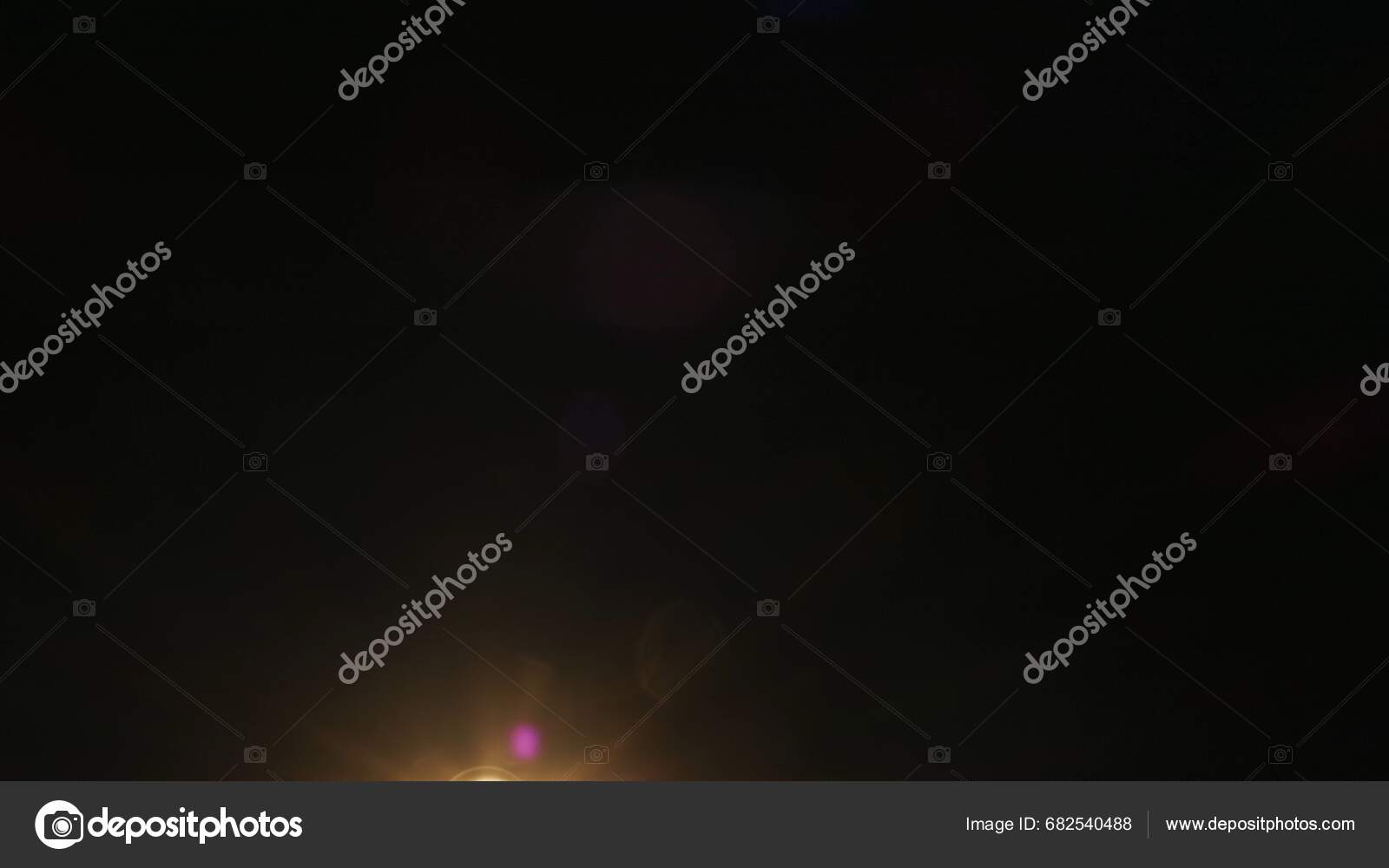 Cinematic Lights Reflections Lens Flare Flashes Effects Black ...