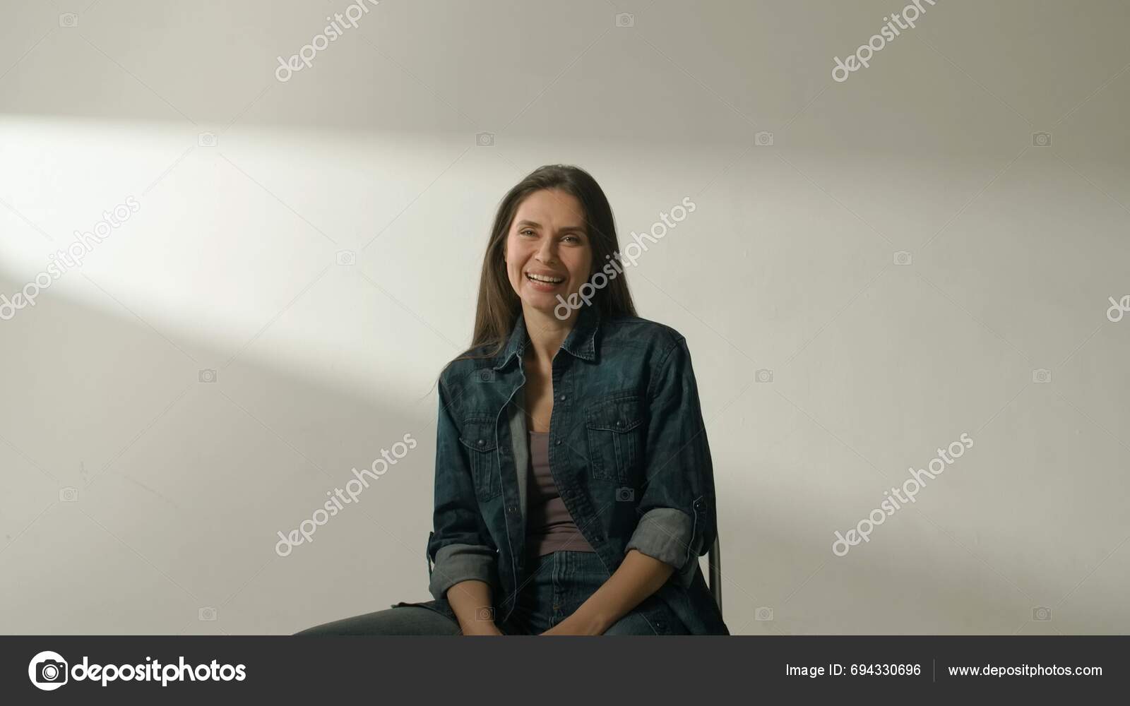 Human Positive Emotions Creative Advertisement Concept Portrait ...