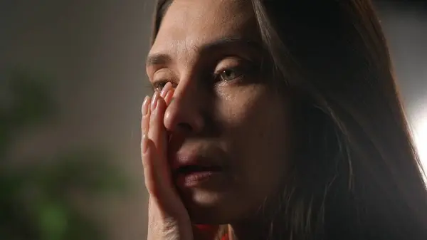 Emociones Extremas Humanas Concepto Publicidad Creativa Retrato Modelo ...