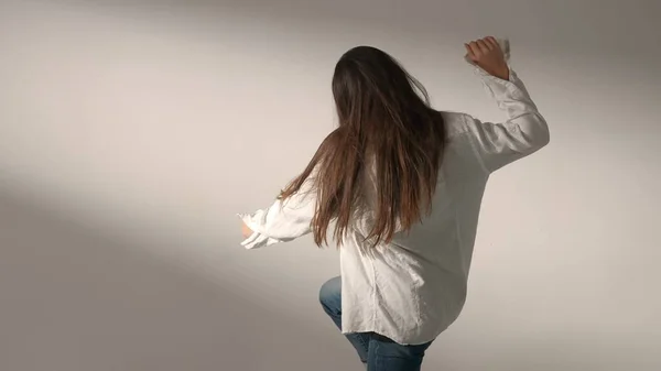 Emociones Extremas Humanas Concepto Publicidad Creativa Retrato Modelo ...