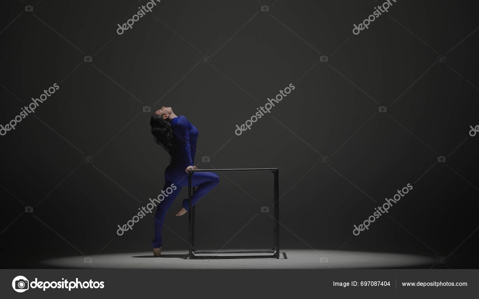 Modern Choreography Acrobatics Creative Advertisement Concept Portrait ...