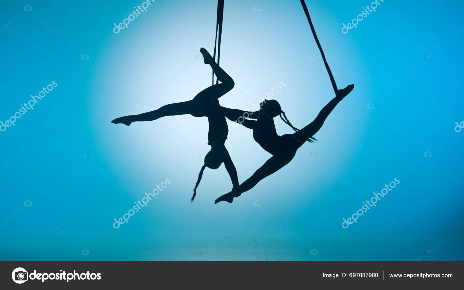 Modern Choreography Acrobatics Creative Advertisement Concept ...