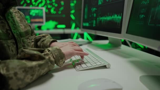 Technology Communications Army Person Security Squad Control Center ...
