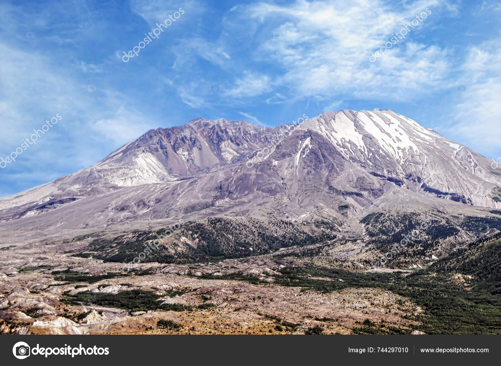 Image Showcases Mount Helens' Rugged Terrain Marked Volcanic Scars ...