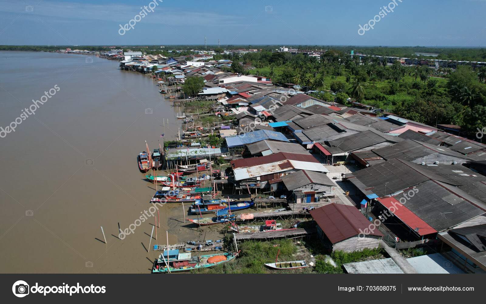 Kuala Selangor Malaysia February 2024 Coastal Village Kuala Selangor ...