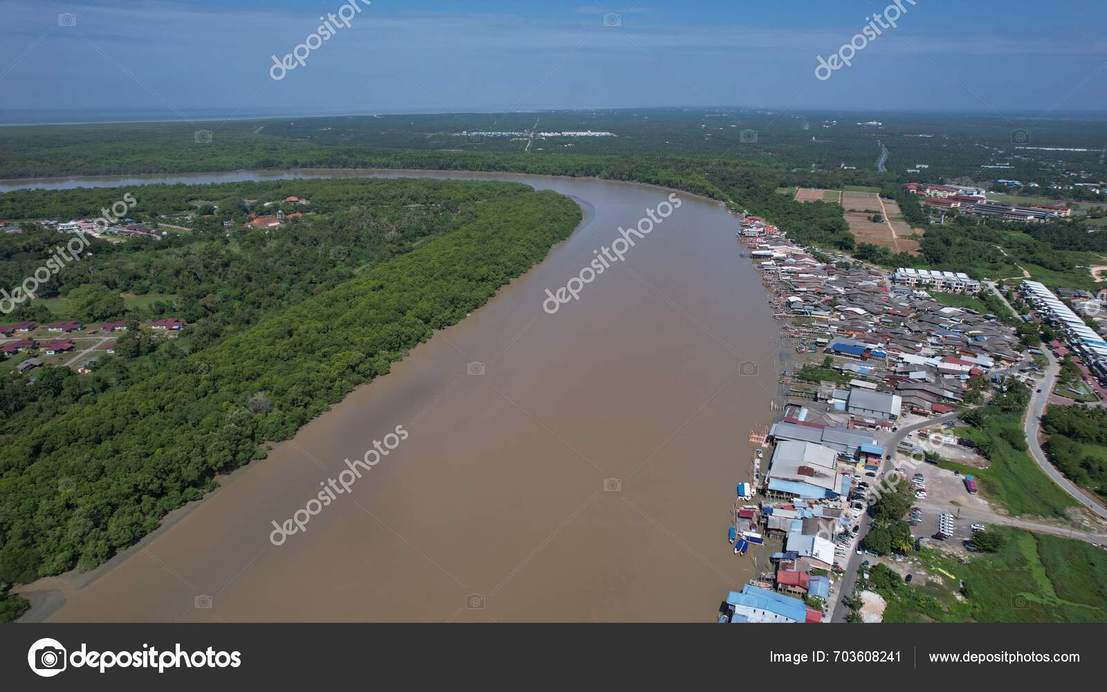 Kuala Selangor Malaysia February 2024 Coastal Village Kuala Selangor ...