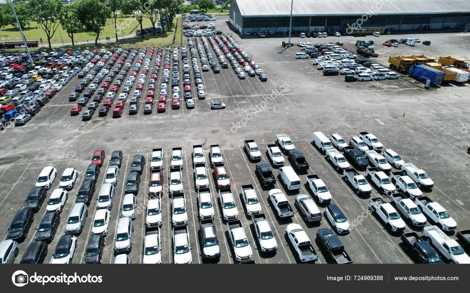 Kuching Malaysia June 2024 Senari Port Pending Terminal Port — Stock ...