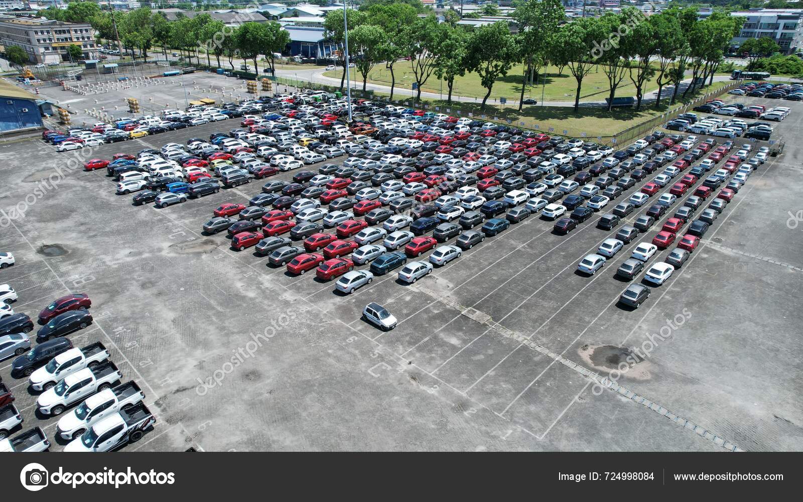 Kuching Malaisie Juin 2024 Port Senari Port Terminal Attente — Photo ...