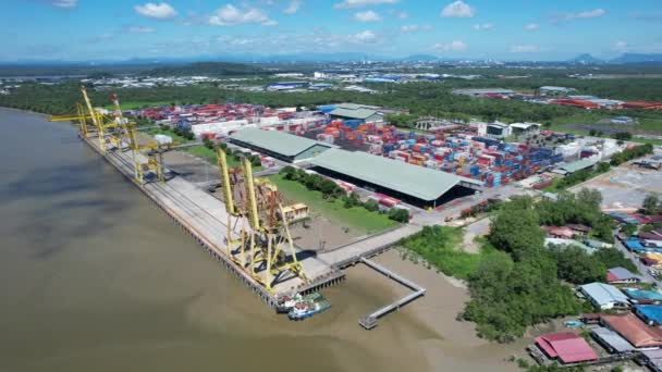 Kuching Malaysia June 2024 Senari Port Pending Terminal Port — Stock ...