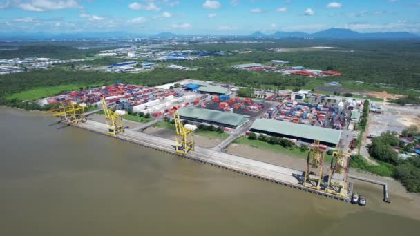 Kuching Malasia Junio 2024 Puerto Senari Puerto Terminal Pendiente ...