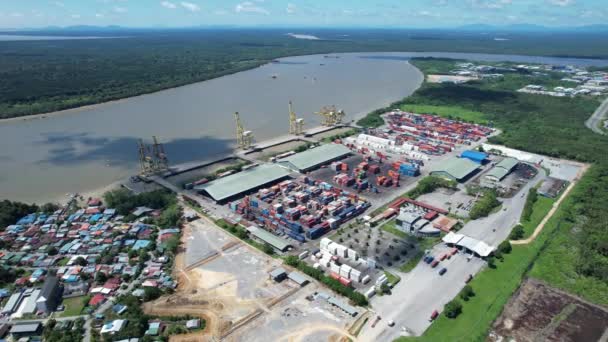 Kuching Malaysia June 2024 Senari Port Pending Terminal Port — Stock ...