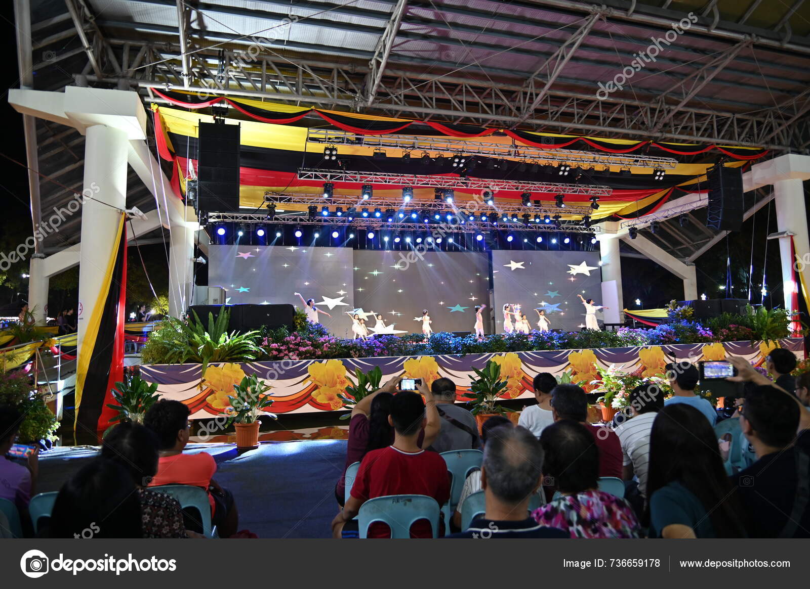 Kuching Malásia Agosto 2024 Kuching Festival Food Street Fair ...