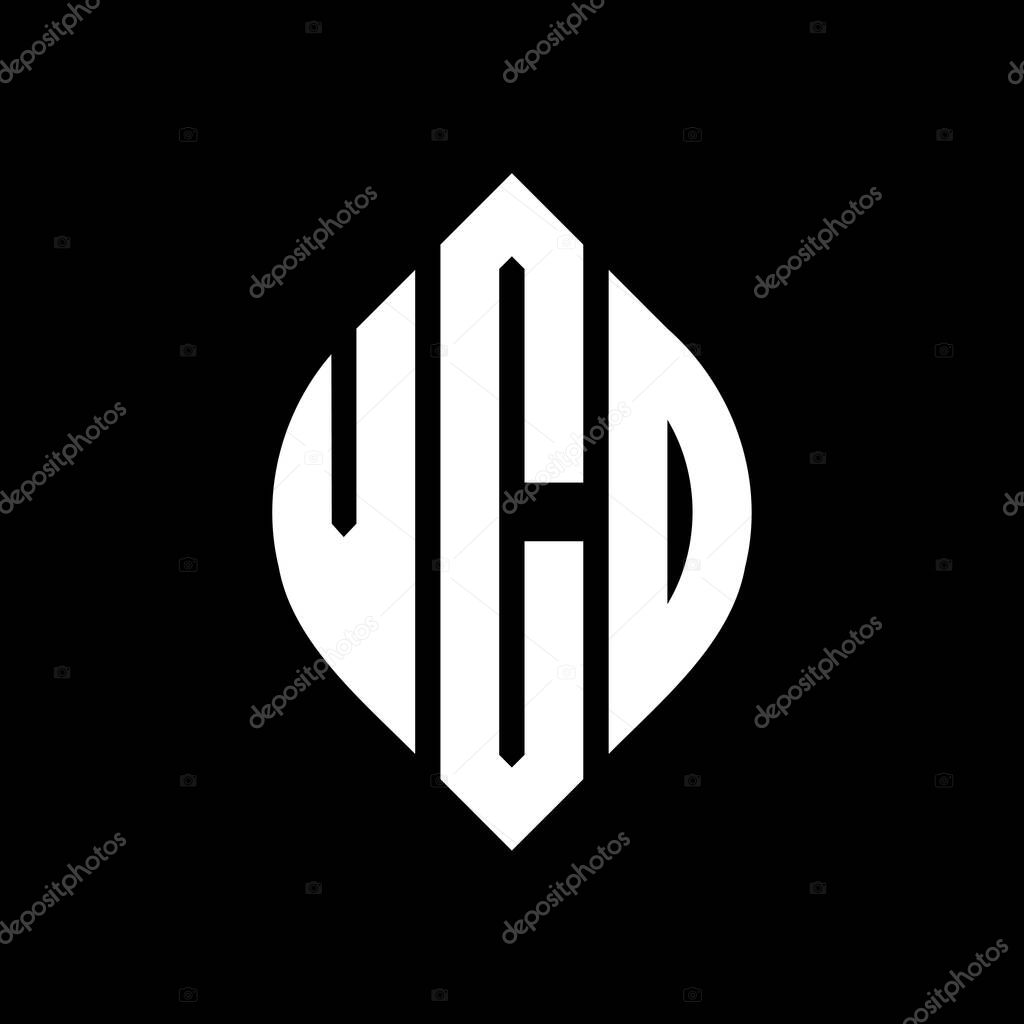 Diseño del logotipo de la letra del círculo VCO con forma de círculo y ...