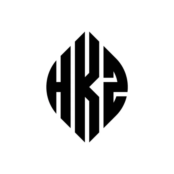 Hkz alphabet imágenes de stock de arte vectorial | Depositphotos