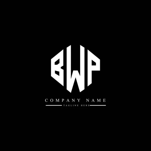 BWP letter logo design with polygon shape. BWP polygon and cube shape ...