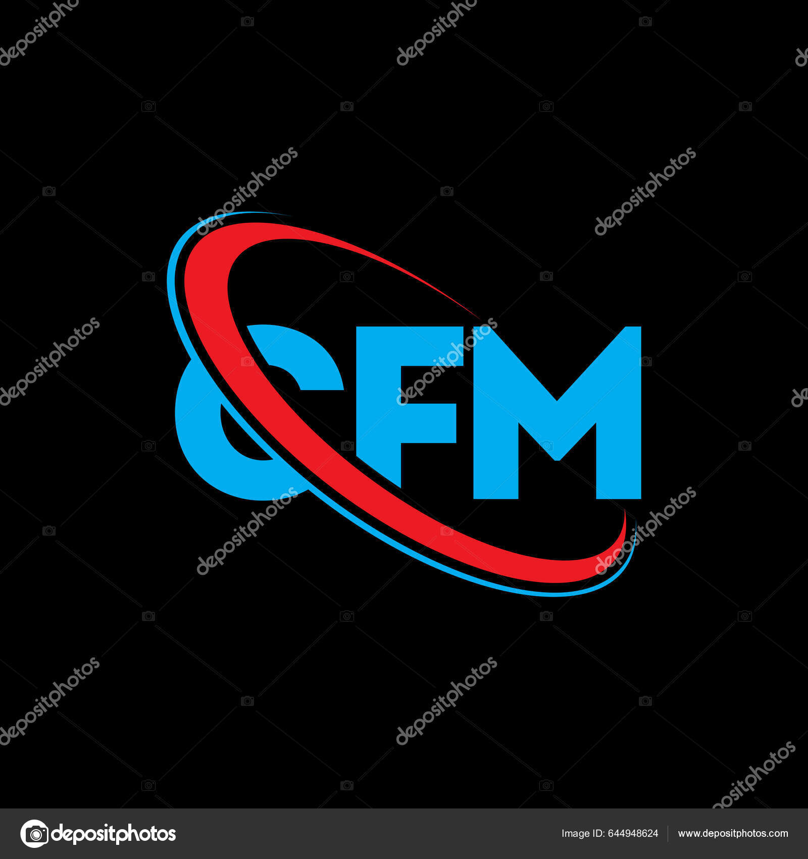 Cfm Logo Cfm Letter Cfm Letter Logo Design Initials Cfm Stock Vector by ...
