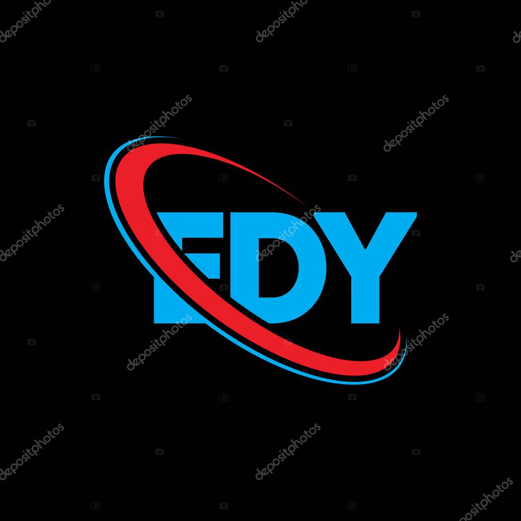 Logo EDY. Carta EDY. Diseño del logotipo de la letra EDY. Logo EDY ...