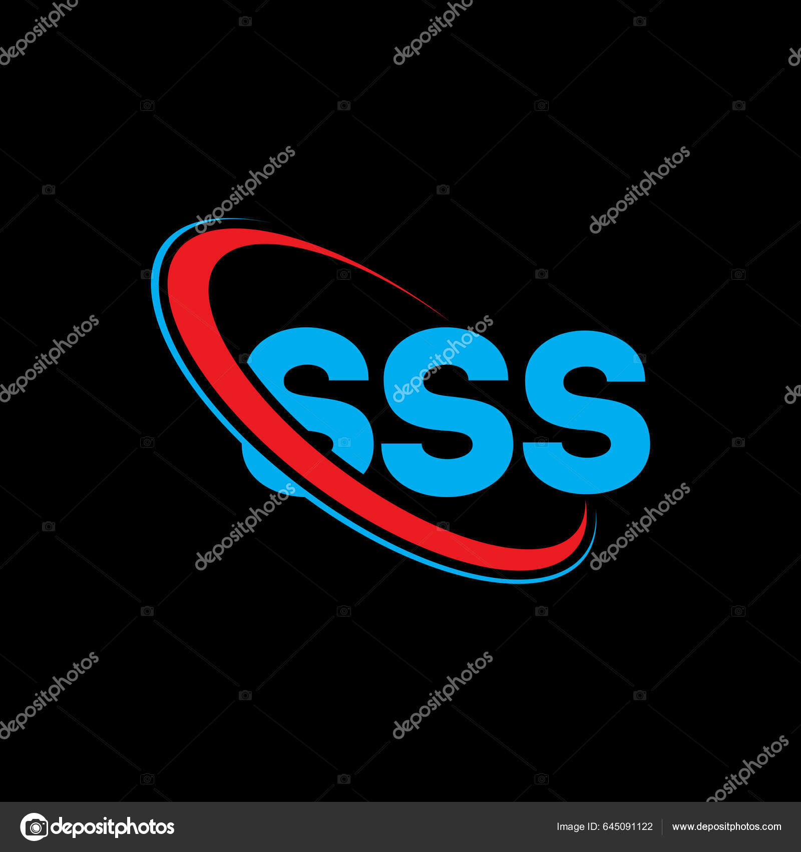 Sss Logo Sss Letter Sss Letter Logo Design Initials Sss Stock Vector by ...