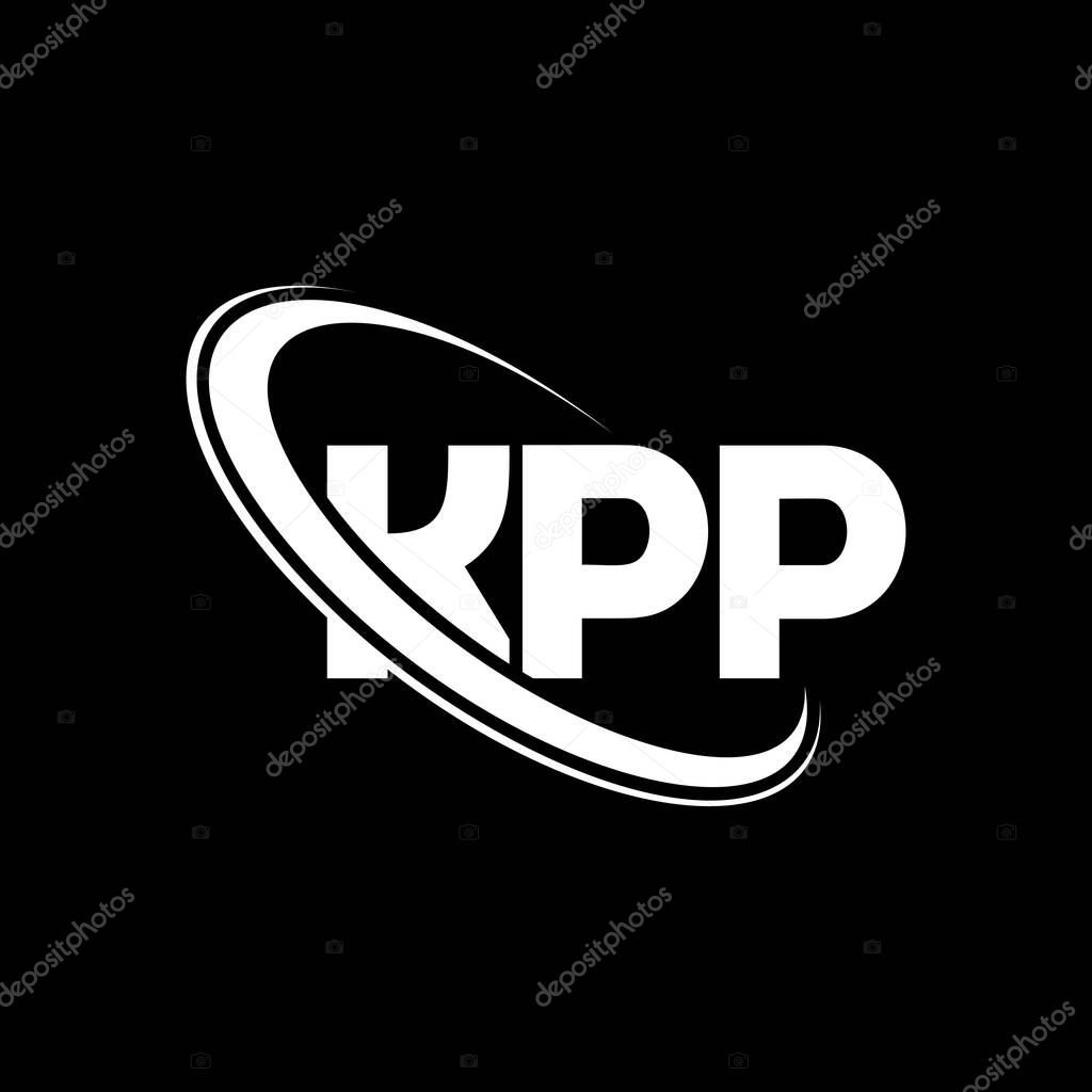 Logo de KPP. Carta de KPP. Diseño del logotipo de la letra KPP. Inicial Logotipo de KPP ...