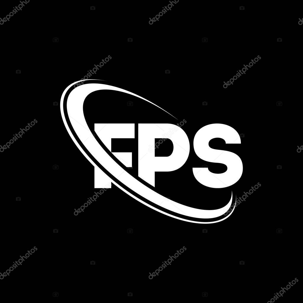 Logo de FPS. Carta FPS. Diseño del logotipo de la letra FPS. Logo inicial de FPS vinculado con ...