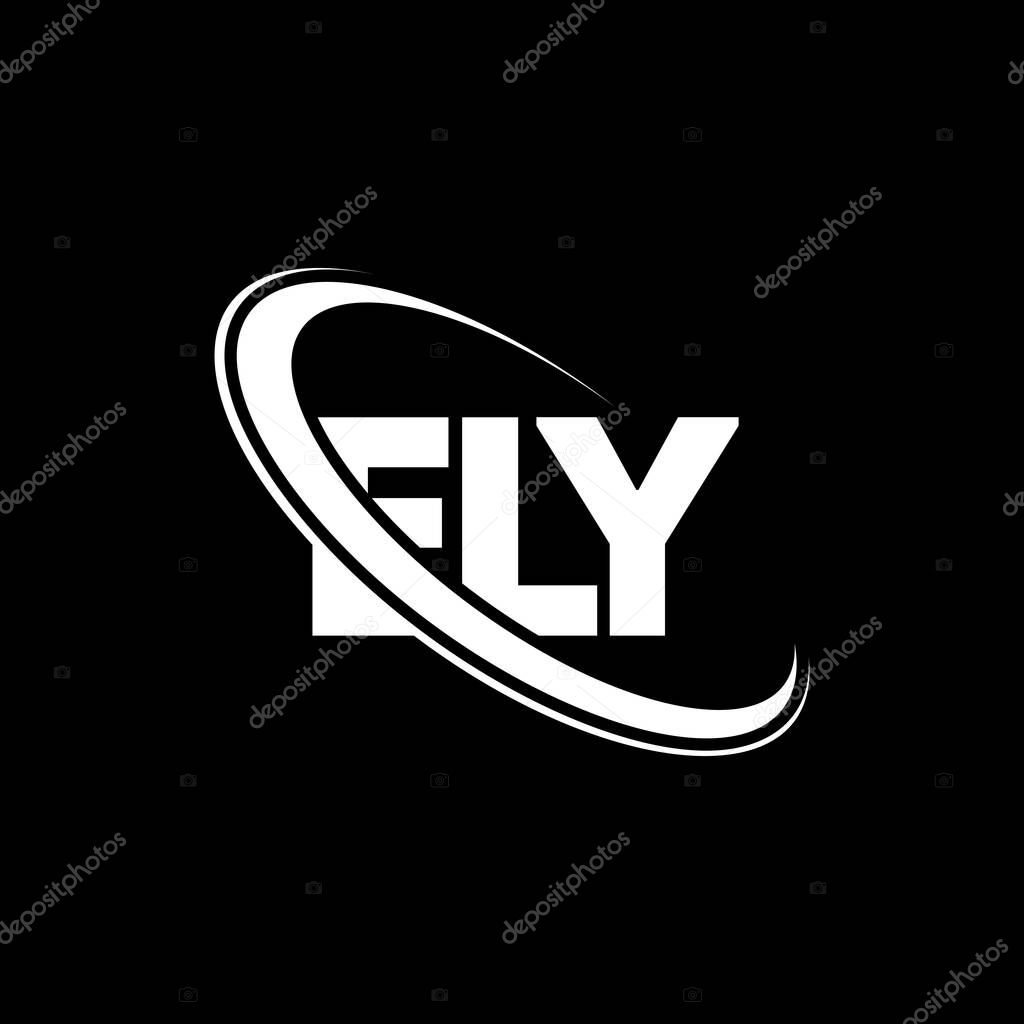 ELY logo. Es una carta. ELY diseño del logotipo de la letra. Inicial ...