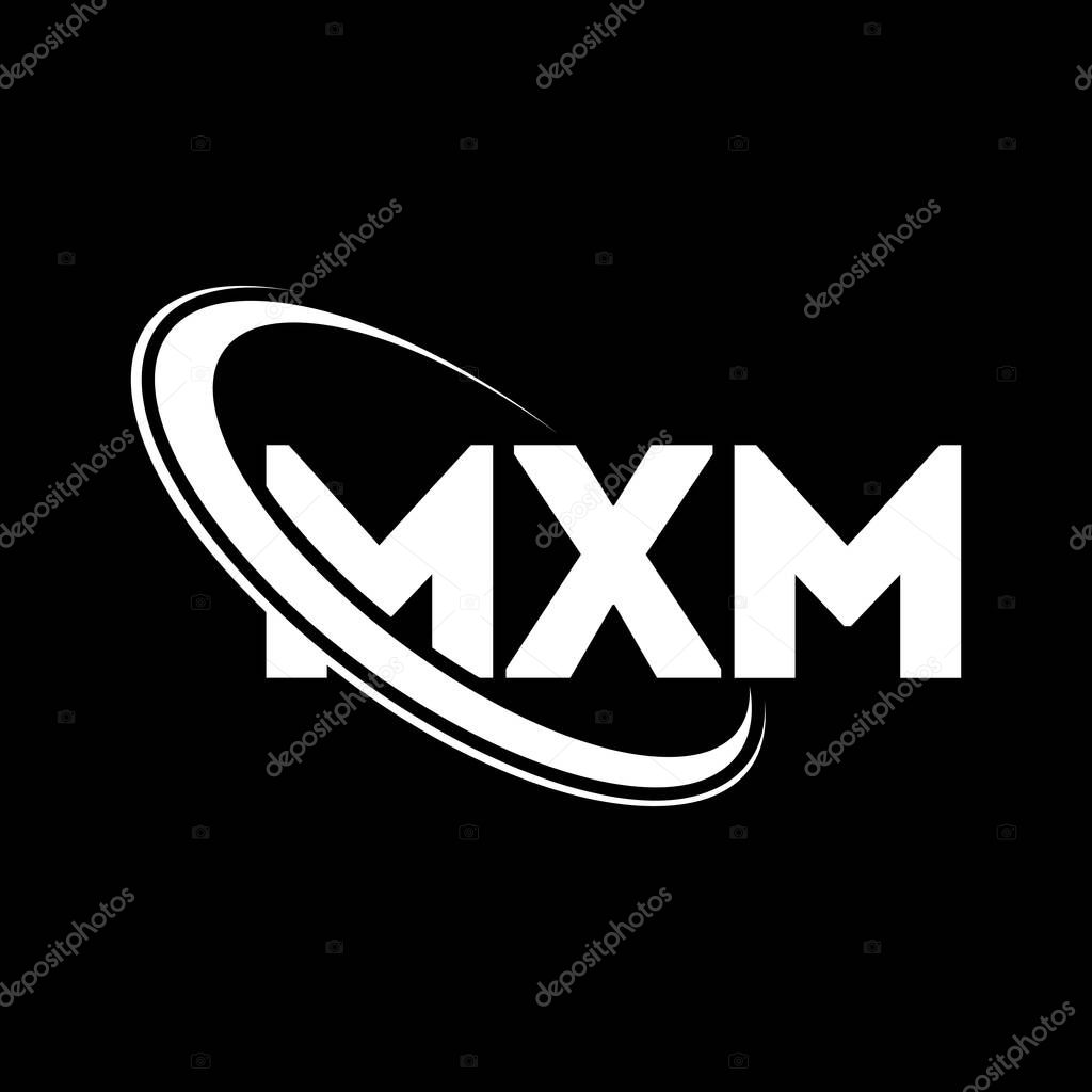 Logo de MXM. Carta MXM. Diseño del logotipo de la letra MXM. Logo ...