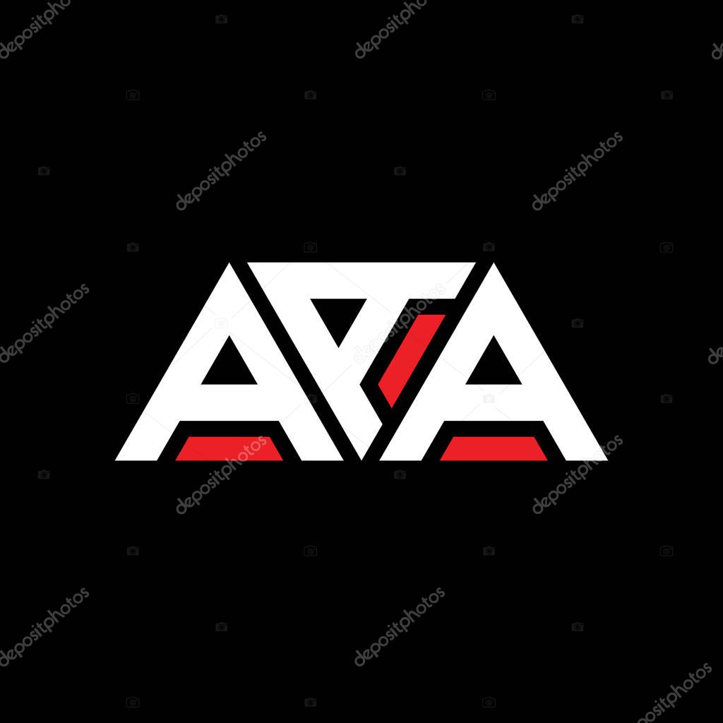 Diseño de logotipo de letra de triángulo AAA con forma de triángulo ...