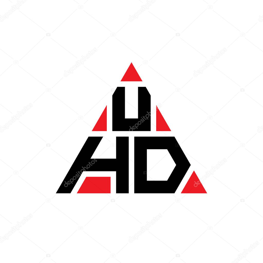 Diseño de logotipo de letra triangular UHD con forma de triángulo ...