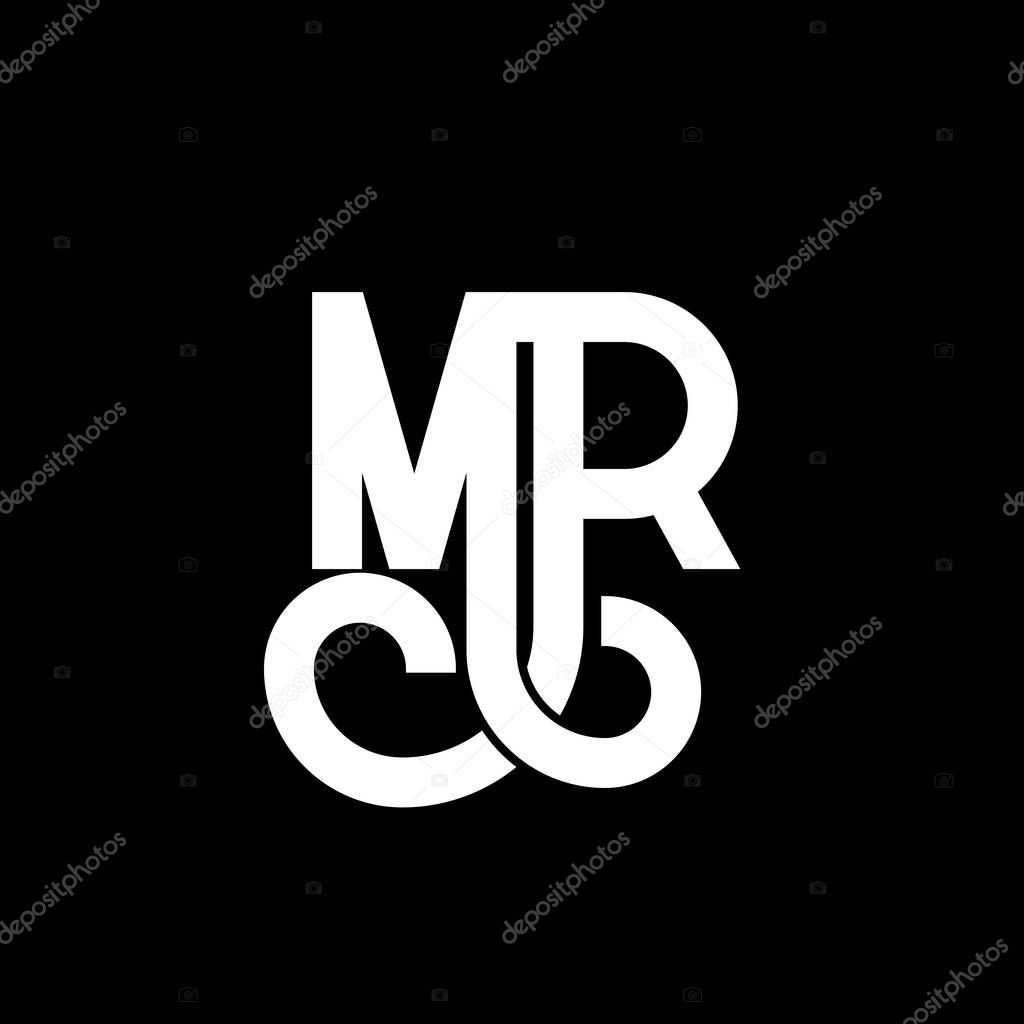 Diseño de Logo MR Letter. Letras iniciales icono del logotipo de MR ...
