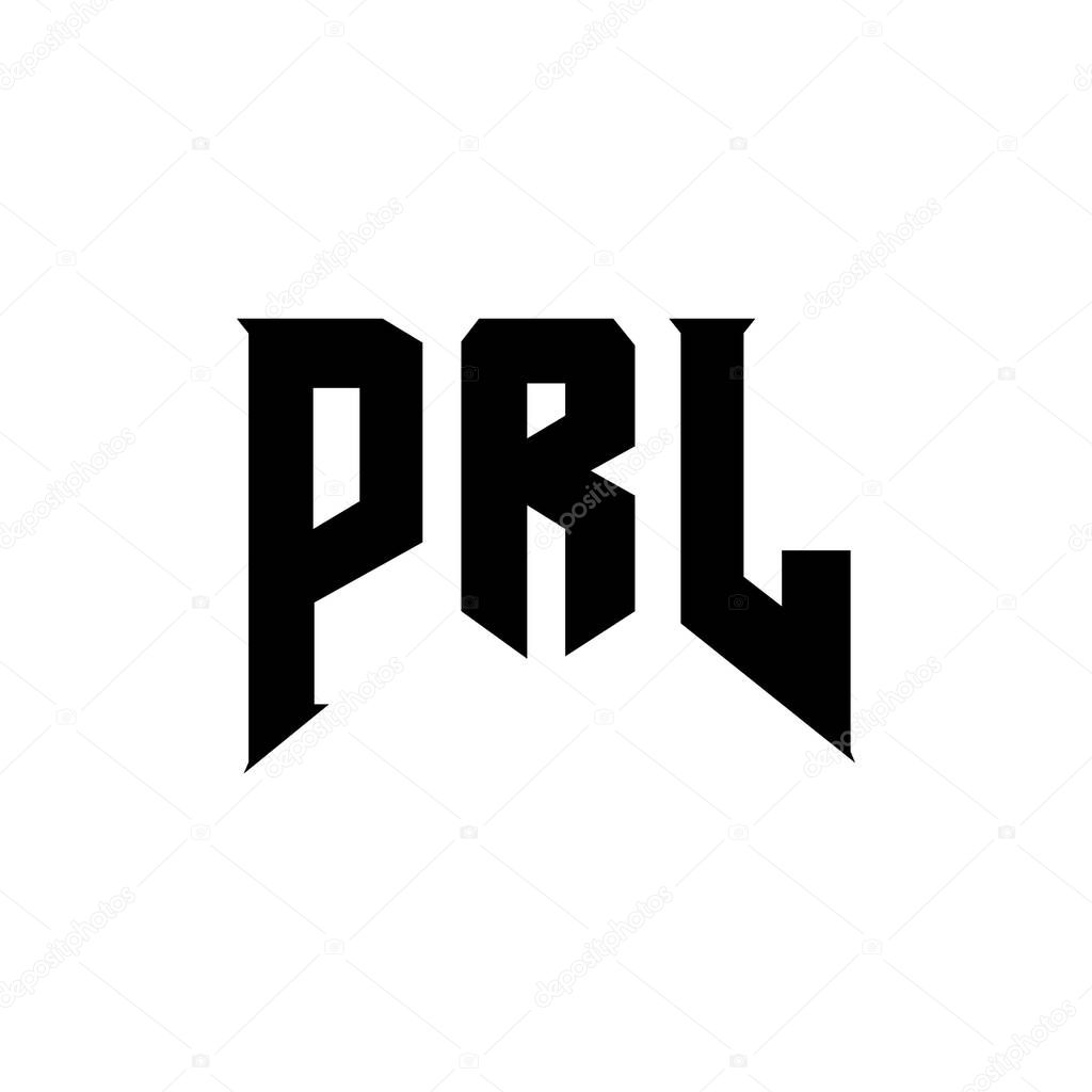 Diseño de logotipo de letra PRL para empresa de tecnología. Diseño del ...