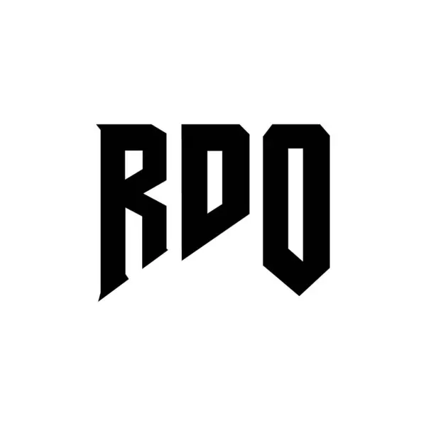 Diseño del logotipo de la letra RDO para la empresa de tecnología ...