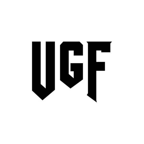 Diseño del logotipo de la carta de UGF para la empresa de tecnología ...
