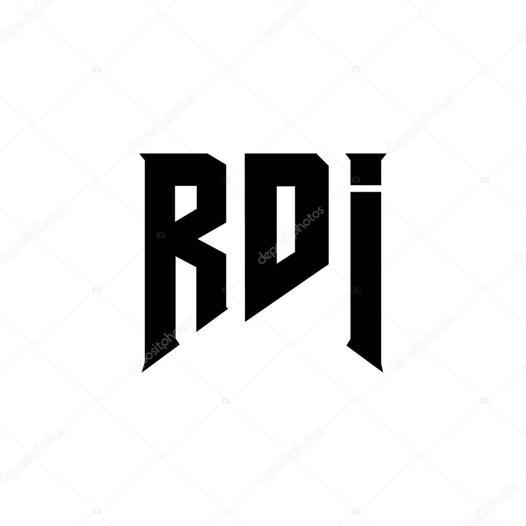 Diseño de logotipo de letra RDI para empresa de tecnología. Diseño del ...
