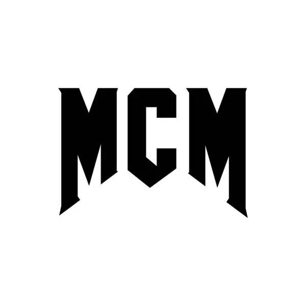 Diseño del logotipo de la letra MCM para la empresa de tecnología ...