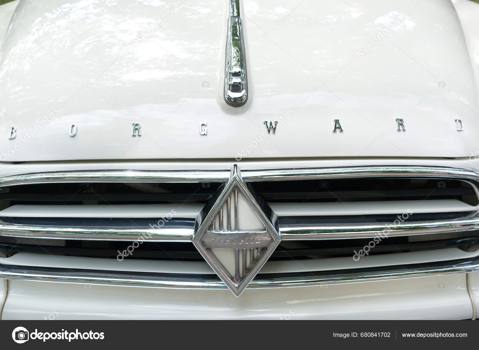 Borgward Isabella Coupe Convertible Automobile 1960 Close Front Logo ...