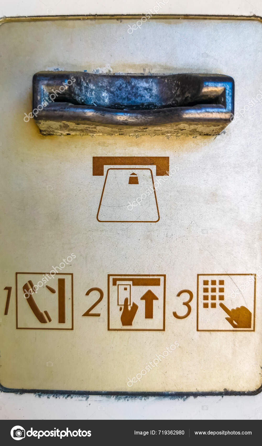 Old Telephone Box Handset Keypad Zicatela Puerto Escondido Oaxaca ...