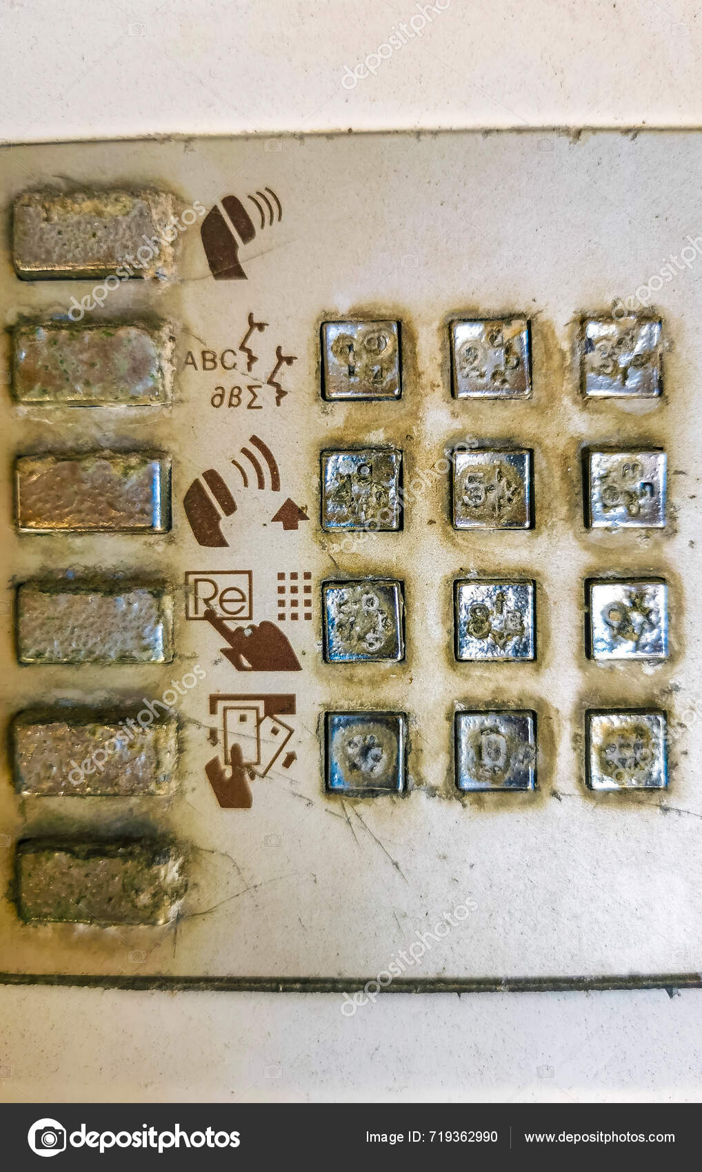 Old Telephone Box Handset Keypad Zicatela Puerto Escondido Oaxaca ...