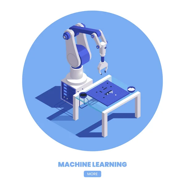 Machine Learning Deep Learning Isometric Composition Platform People Connecting Gadgets Stock ...