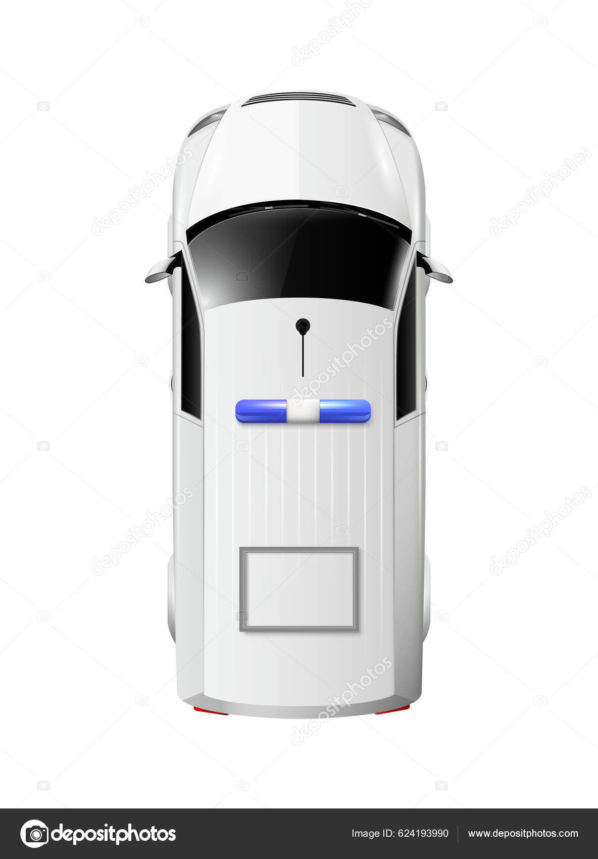 Special Vehicles Top View Realistic Composition Isolated Image Car View ...